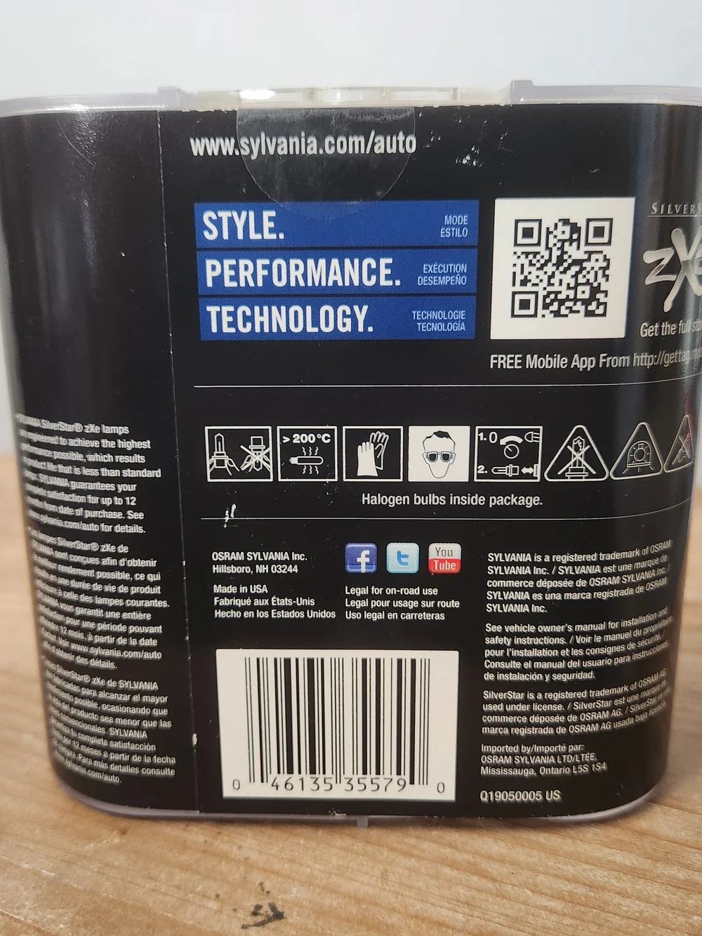 Sylvania | Other | Sylvania Silverstar Zxe Hid Attitude Xenon Fueled ...